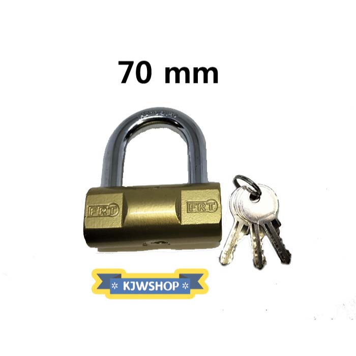 Jual Gembok Kuning 70mm model Viro 3Kunci Gembok Pagar Rumah Kuning ...