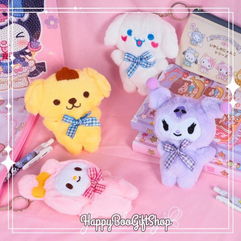 Jual gantungan kunci boneka sanrio pita kotak kotak sapit lolita cute ...