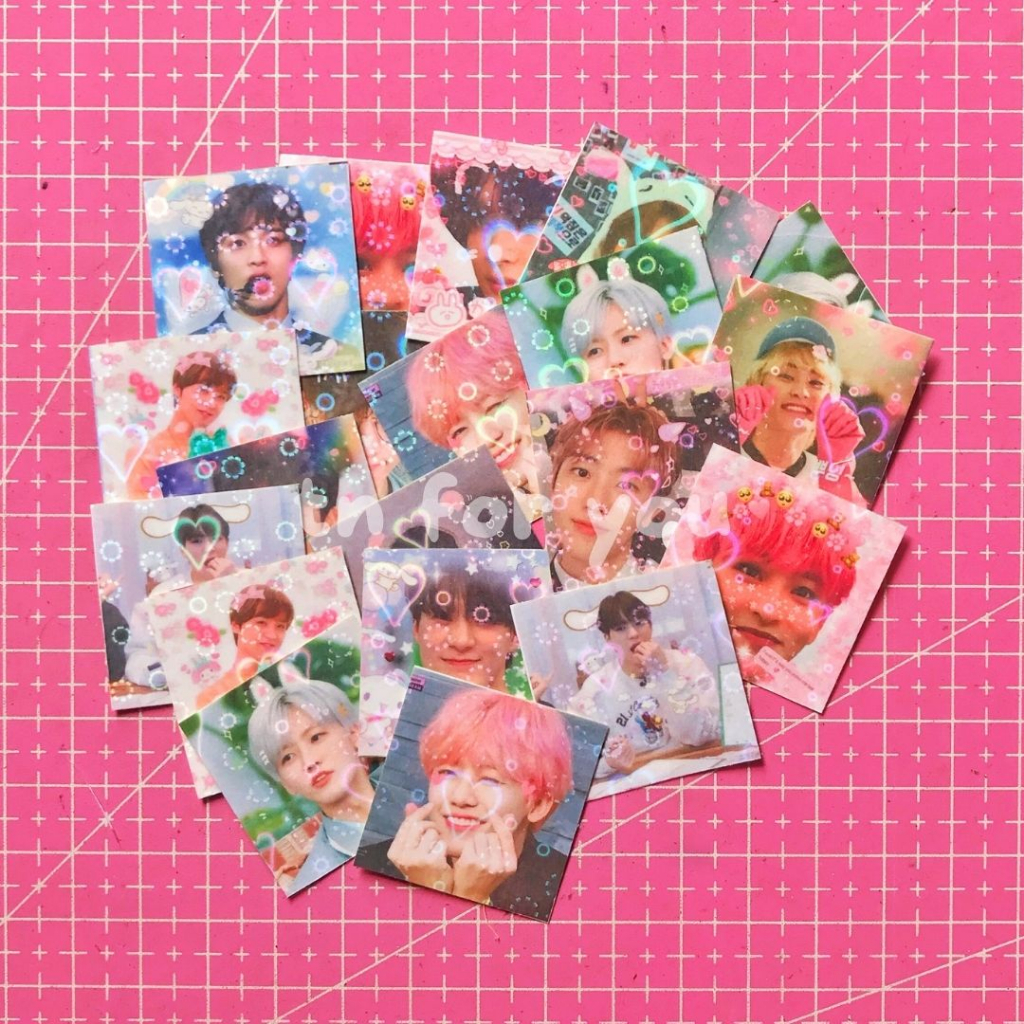 Jual HOLOGRAM Mail Sticker Deco Kpop Freebies Sellkor Cute Face Sticker NCT Dream 127 Enhypen ...