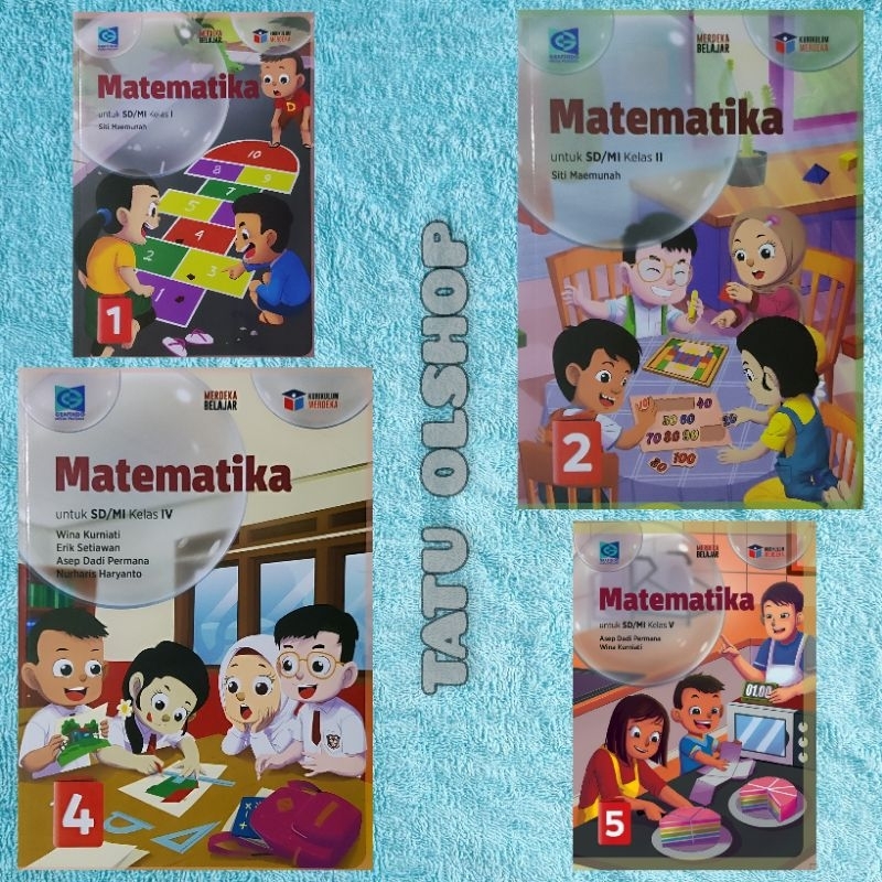 Jual Buku Kurikulum Merdeka Matematika SD Kelas 1 2 4 5 Original Penerbit Grafindo | Shopee ...