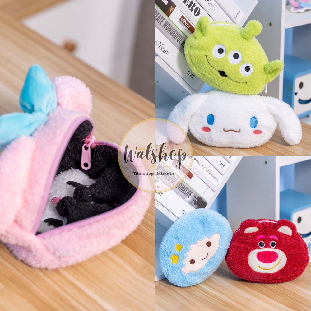 Jual Walshop - Pouch Sanrio Bolak balik Kuromi Melody Cinnamoroll Lotso ...