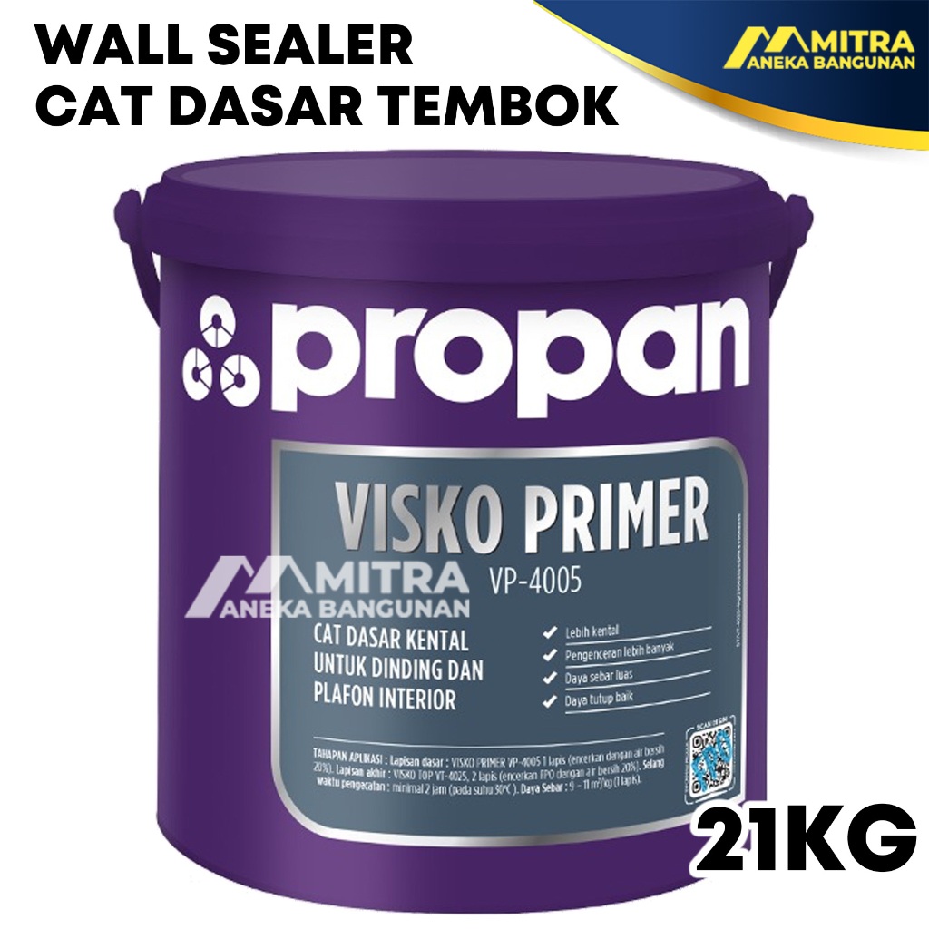Jual PROPAN VISKO PRIMER VP-4005 21 KG / CAT DASAR TEMBOK SEALER ANTI ...