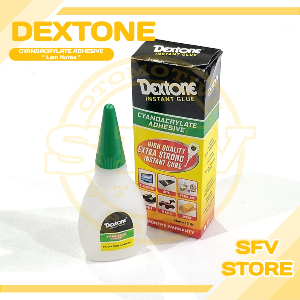 Jual Lem DEXTONE / Lem Korea / Lem Besi Instant Glue Cyanoacrylate ...