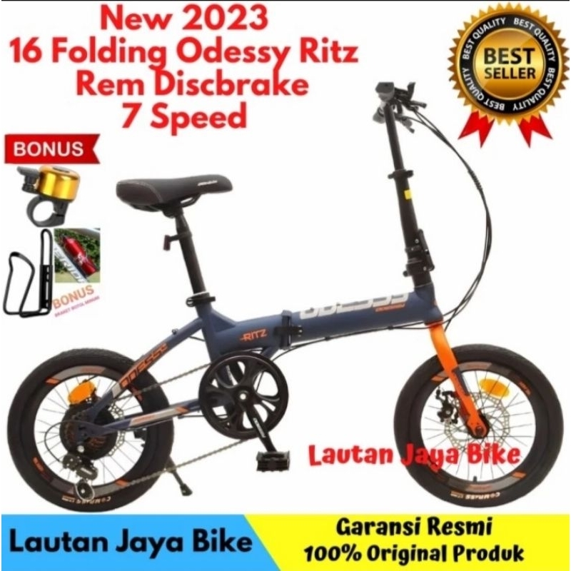 Jual Sepeda Lipat 16 Odessy Ritz New Free Gift | Shopee Indonesia