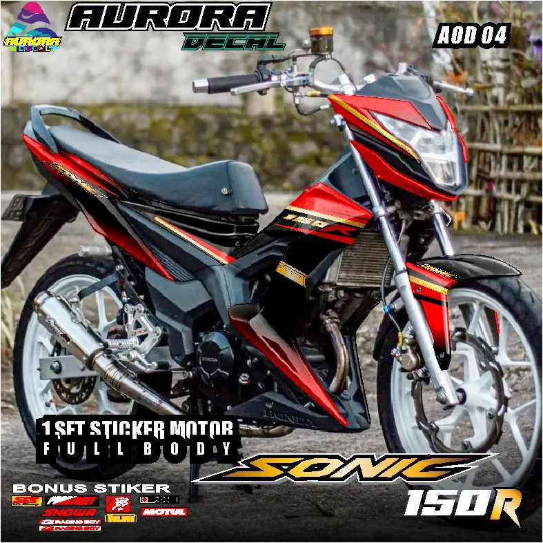Jual Decal Dekal Sticker Stiker SONIC 150 R FULLBODY HONDA SONIC 150R ...