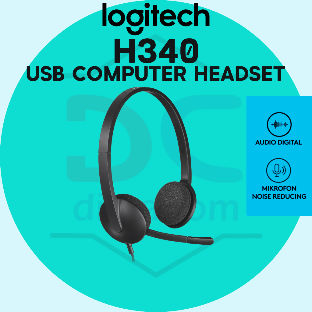 Jual LOGITECH H340 USB HEADSET | Shopee Indonesia