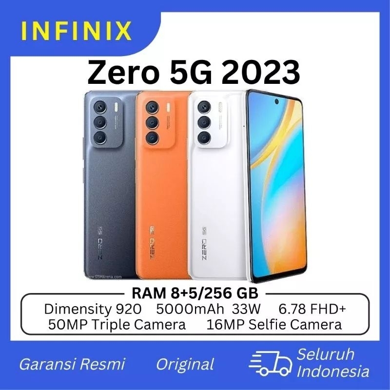 Jual INFINIX ZERO 5G 2023 NFC RAM 8+256GB Dimensity 920 GARANSI RESMI 1 TAHUN | Shopee Indonesia
