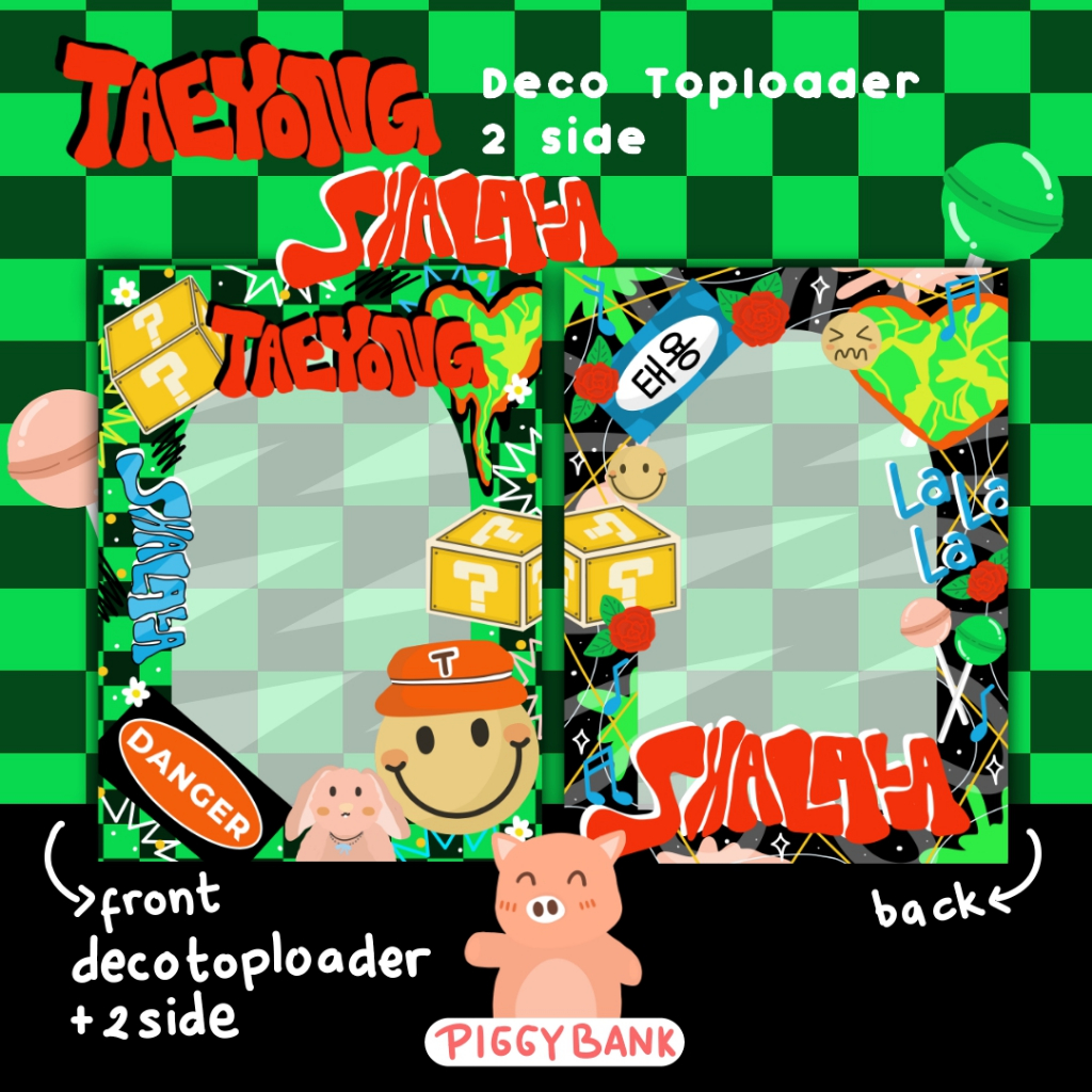 Jual Piggybank- NCT TAEYONG SHALALA Toploader Photocard Deco & Sticker ...