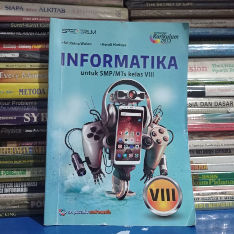 Jual buku bekas kurikulum 2013 edisi revisi INFORMATIKA UNTUK SMP MTS ...