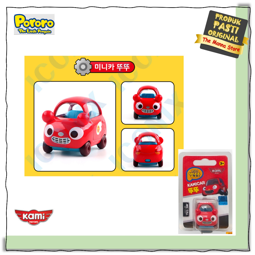 Jual Iconix Pororo the Little Penguin Kamicar Tutu Korean Toys ...