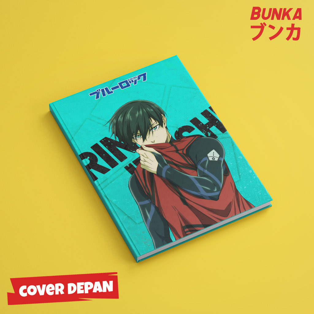 Jual Note Book Anime Blue Lock Itoshi Rin Hardcover A5 Buku Tulis ...