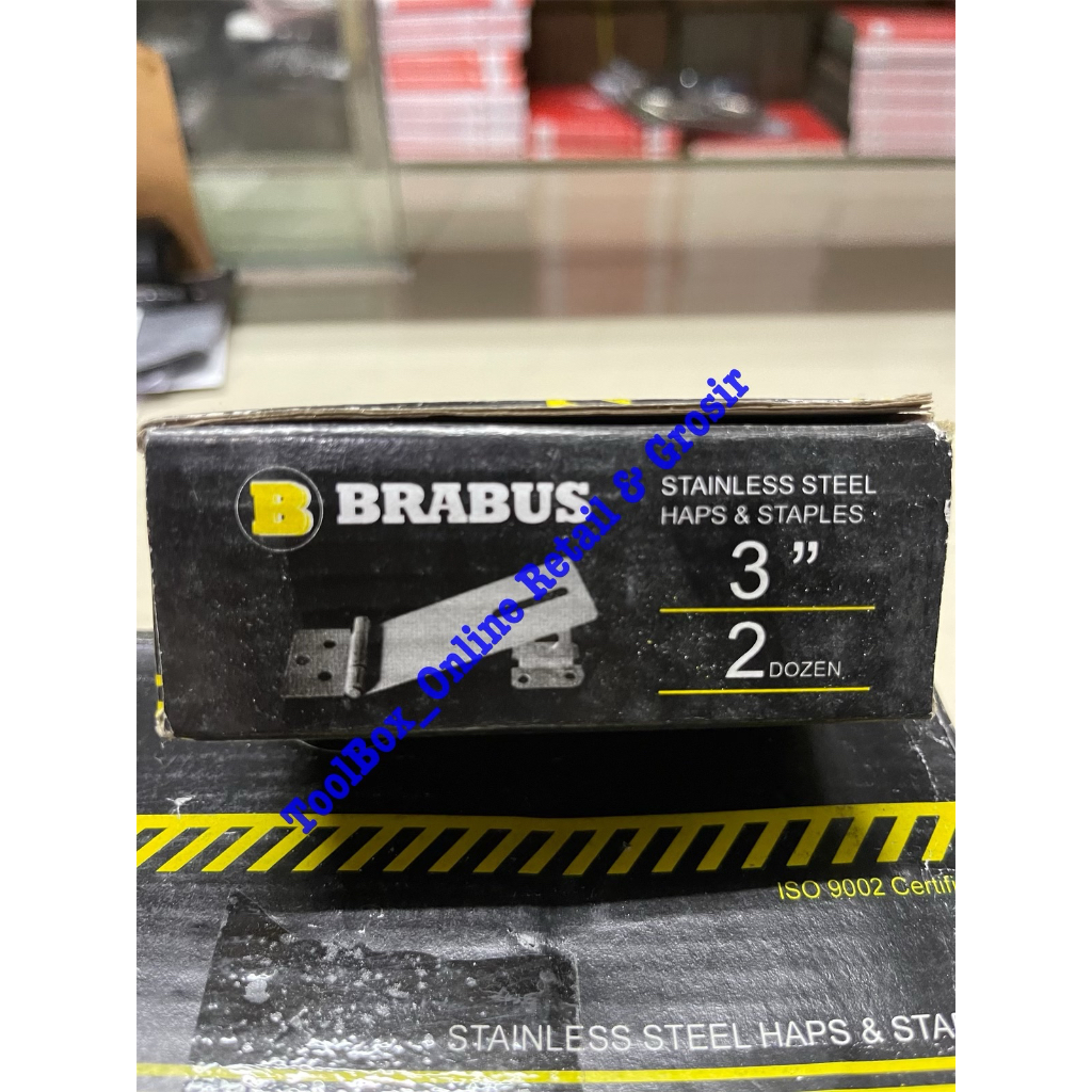 Jual Overpal Gembok Stenlis BRABUS 3 in (24 set) | Shopee Indonesia