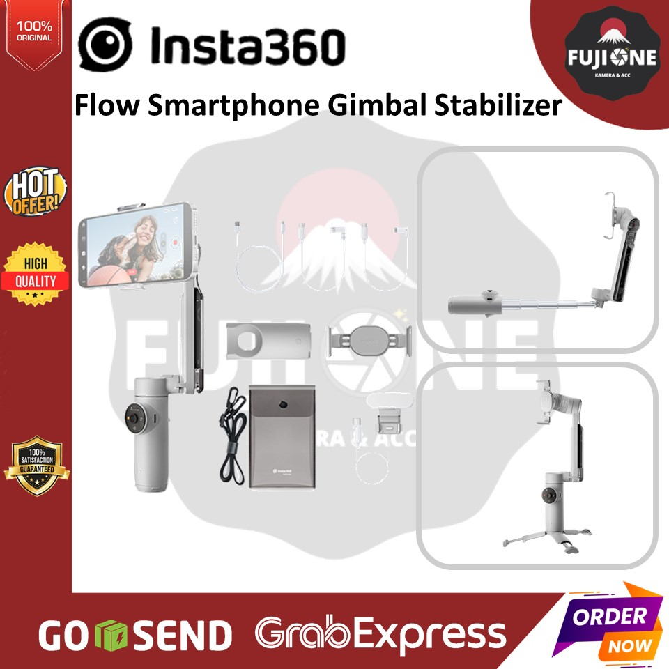 Jual Insta360 Flow AI Auto Tracking Gimbal Stabilizer / Insta 360 Flow | Shopee Indonesia