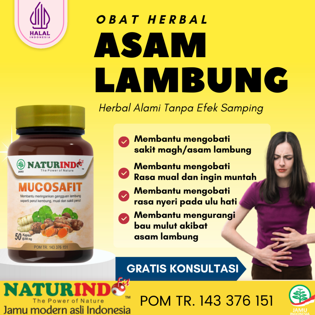 Jual Obat Herbal Asam Lambung Naik, Maag Kronis, GERD, Mual, Begah ...