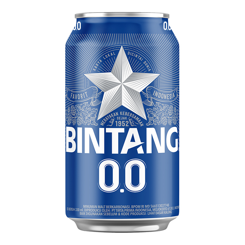 Jual BINTANG Zero Minuman Berkarbonasi 330 ml | Shopee Indonesia