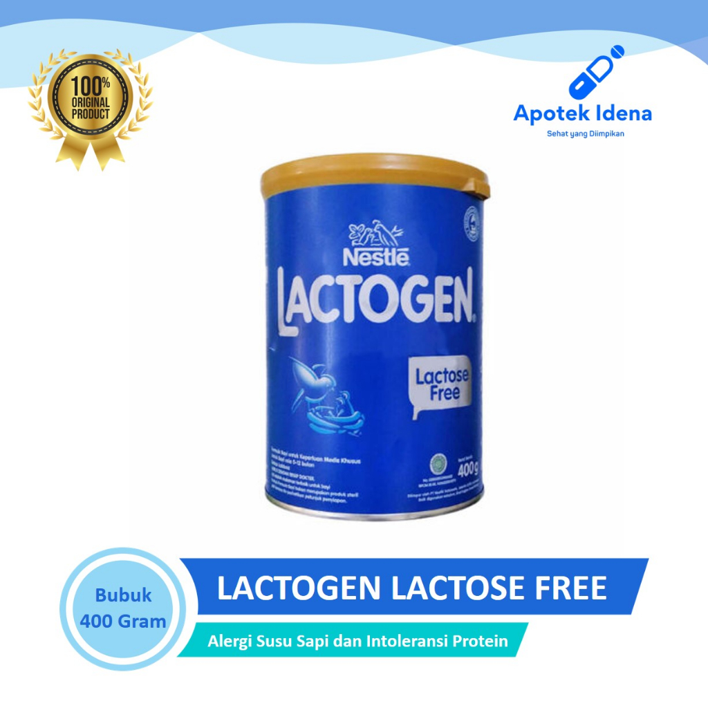 Jual LACTOGEN LACTOSE FREE Nestle 400g Susu Formula Khusus Untuk Bayi ...