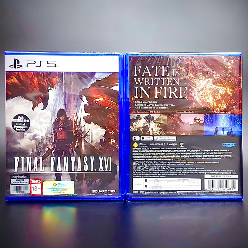 Jual Final Fantasy XVI Ps5 FF 16 Playstation Ps 5 FF 16 Ffxvi ff16 fantasi kaset ps 5 ori game ...