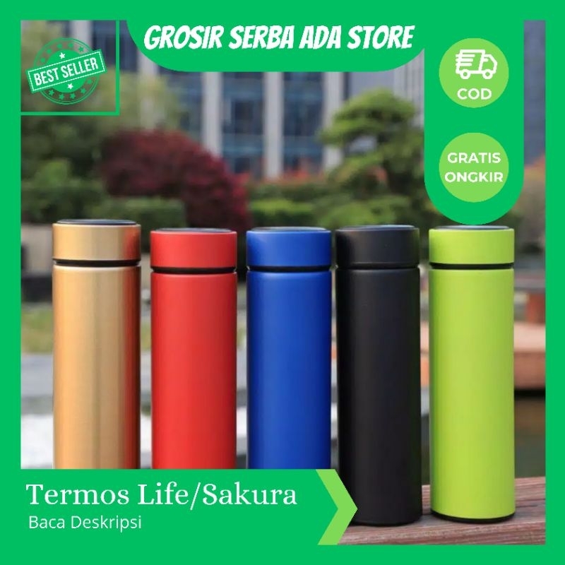Jual LIFE POLOS / termos / botol termos / termos panas / termos kecil ...