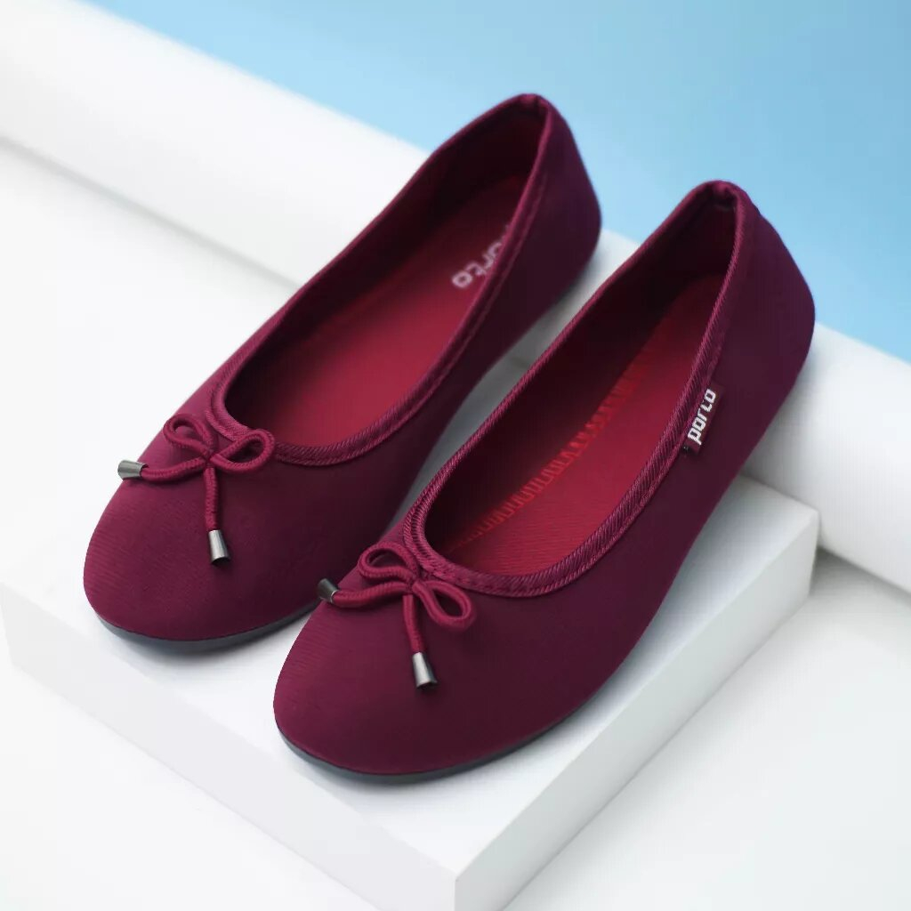 Jual PORTO - Sepatu Wanita Ballet Flatshoes / Sepatu Kain Nyaman dan ...