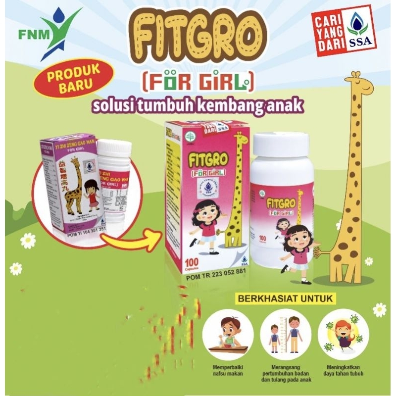 Jual FITGRO / GROW UP FOR GIRL ( pil pertumbuhan cewek) | Shopee Indonesia