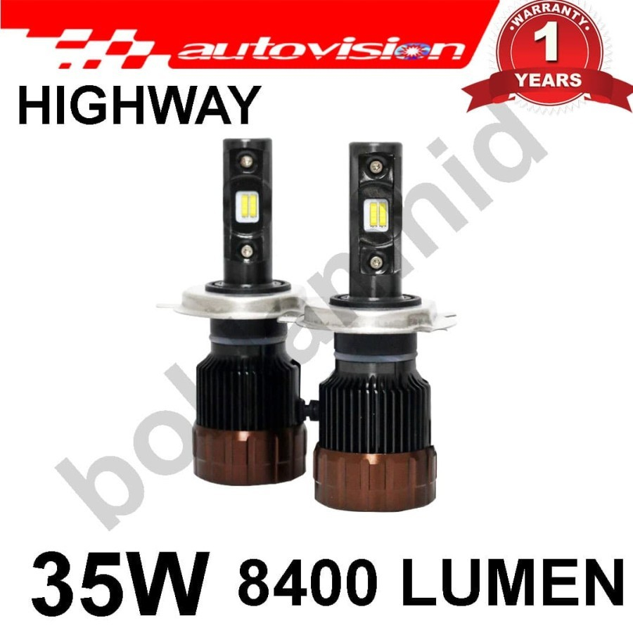 Jual Lampu Mobil LED H1 Autovision Highway Putih 6000K Grs 1 Tahun ...