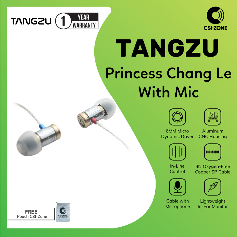 Jual Tangzu Princess Chang Le / Changle 6MM Driver In Ear Monitor With ...