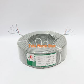Jual Kabel Abu Isi 4 / Kabel untuk Intercom / Kabel untuk Telepon ...