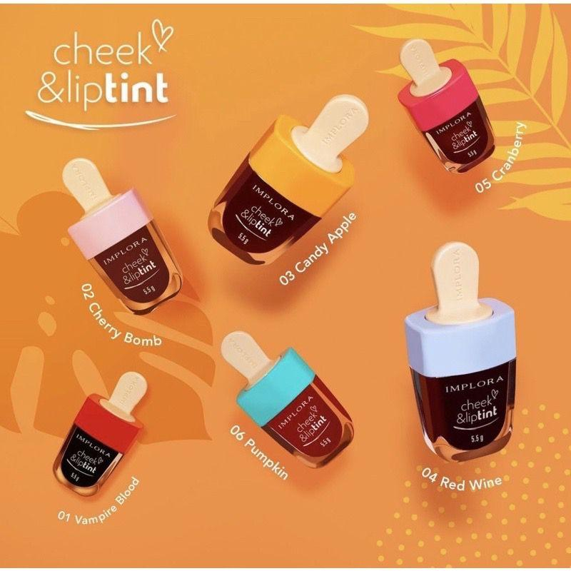 Jual IMPLORA CHEEK AND LIPTINT ICE CREAM / LIP TINT IMPLORA ORIGINAL ...