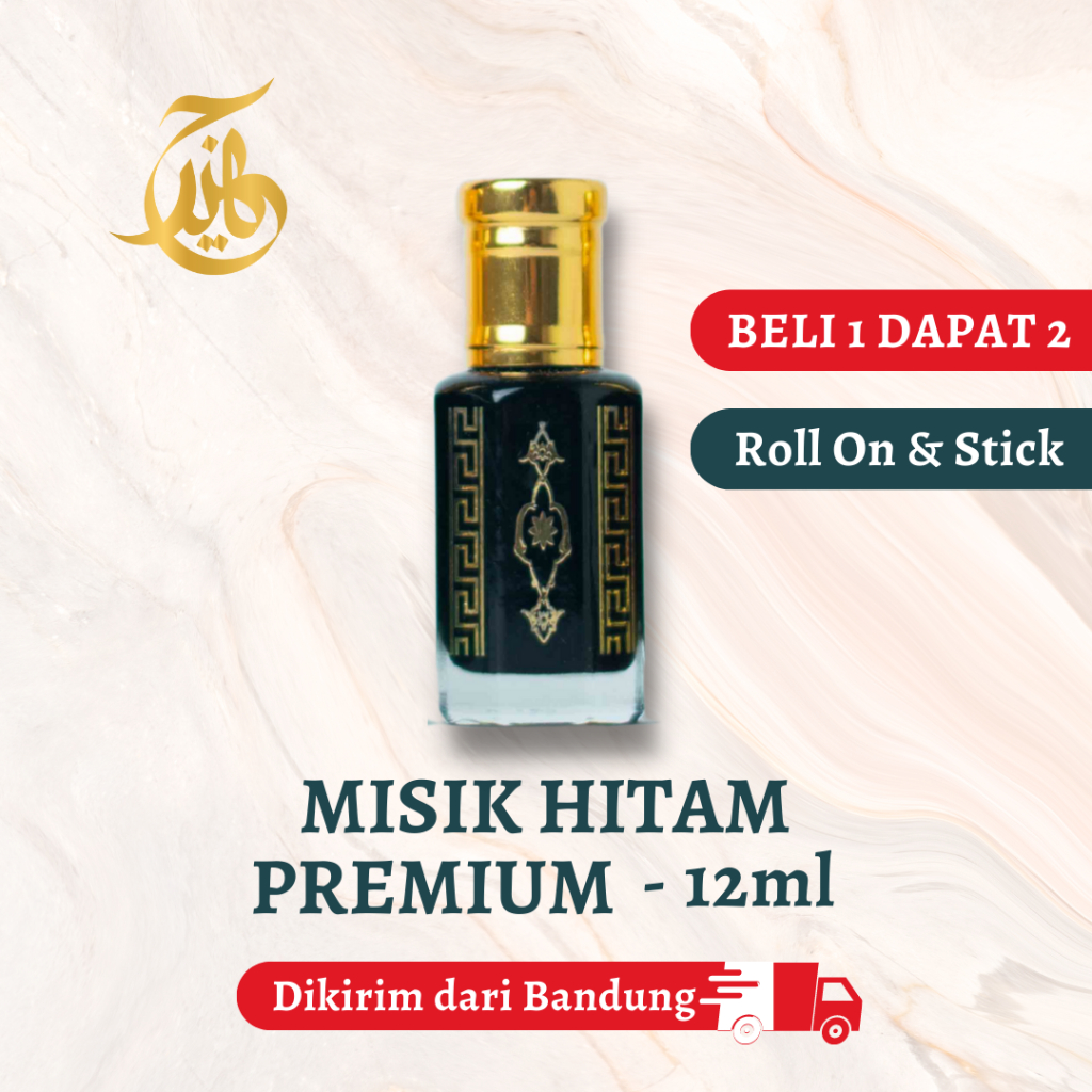 Jual [Beli 1 Dapat 2] 12ml Misik Hitam Super Kental Asli 100% | Misik ...