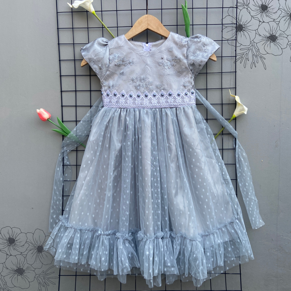 Jual Dress Anak Perempuan dengan Brokat untuk Pesta dan Kondangan/Baju ...