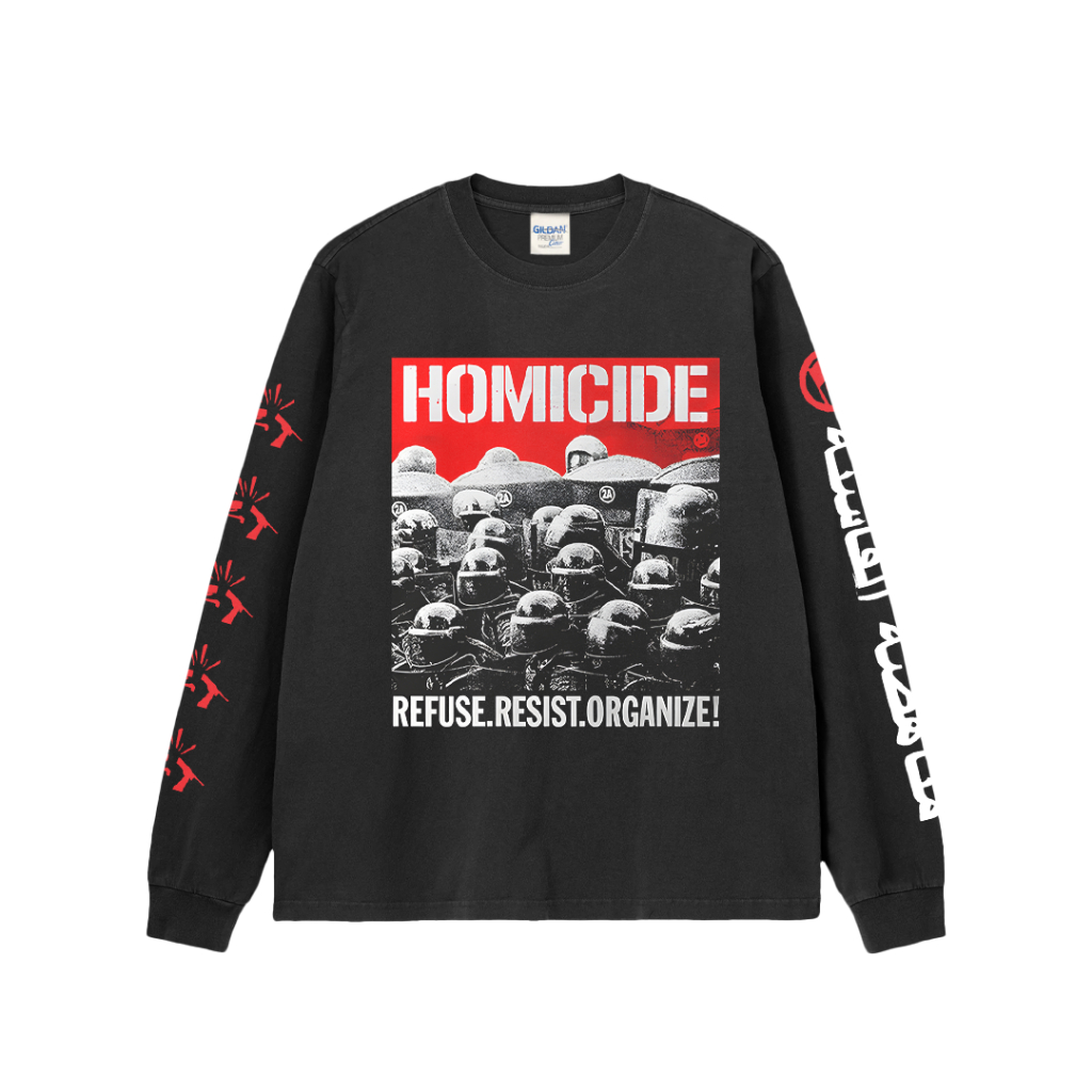 Jual Rockerstar T-shirt Band Homicide - Organize Longsleeve | Shopee ...