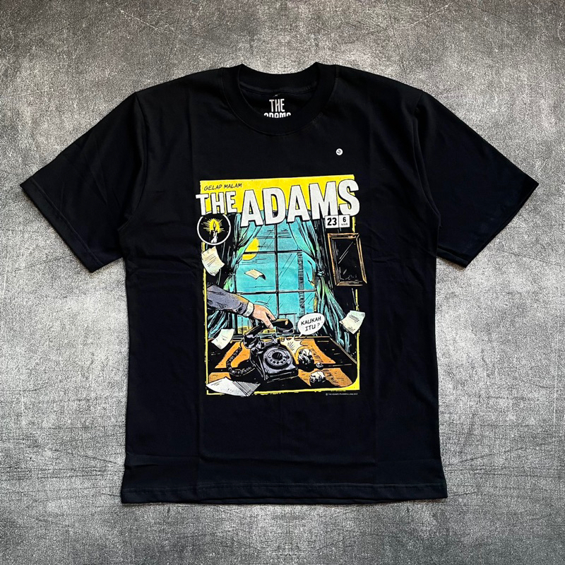 Jual Tshirt The Adams - V2 Gelap Malam (Hitam) Official Merchandise ...