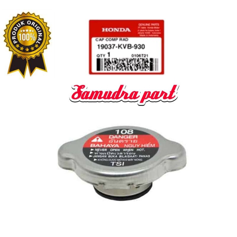 Jual Tutup radiator Vario 110 Vario 125 Vario 150 original 19037KVB930 ...