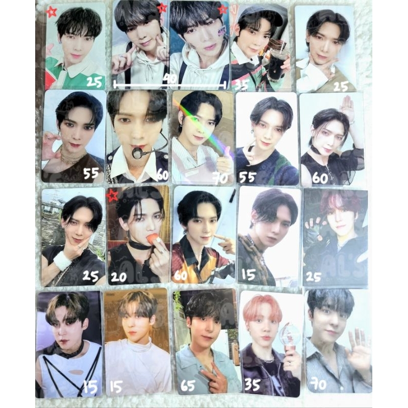 Jual Ateez Yunho Yeosang Jongho Photocard phoca album valenteez tc ...