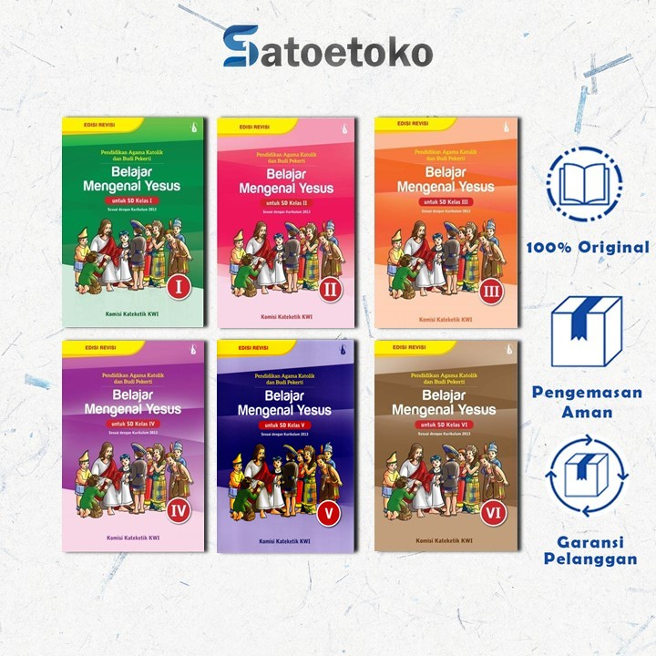Jual Pendidikan Agama Katolik Dan Budi Pekerti Belajar Mengenal Yesus K13 Untuk Sd Kelas 1 2 