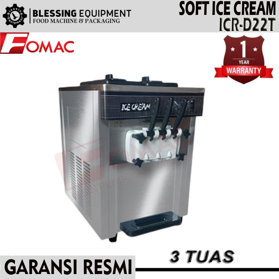 Jual ICR-D22T Soft Ice Cream / Mesin Pembuat Es Krim Lembut 11.8 L FOMAC | Shopee Indonesia