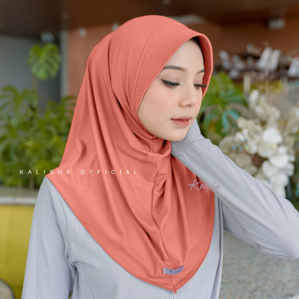 Jual Kalisha - Hijab Instan Sporty Adiba Nazwa S M L Bergo Hamidah Khimar Instan Menutup Dada ...