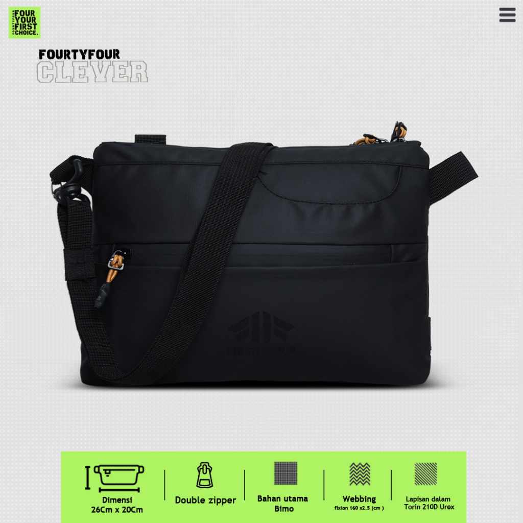Jual FOURTYFOUR CLEVER - Clutch Bag Pria Clutch Kulit Pria Tas Tangan ...