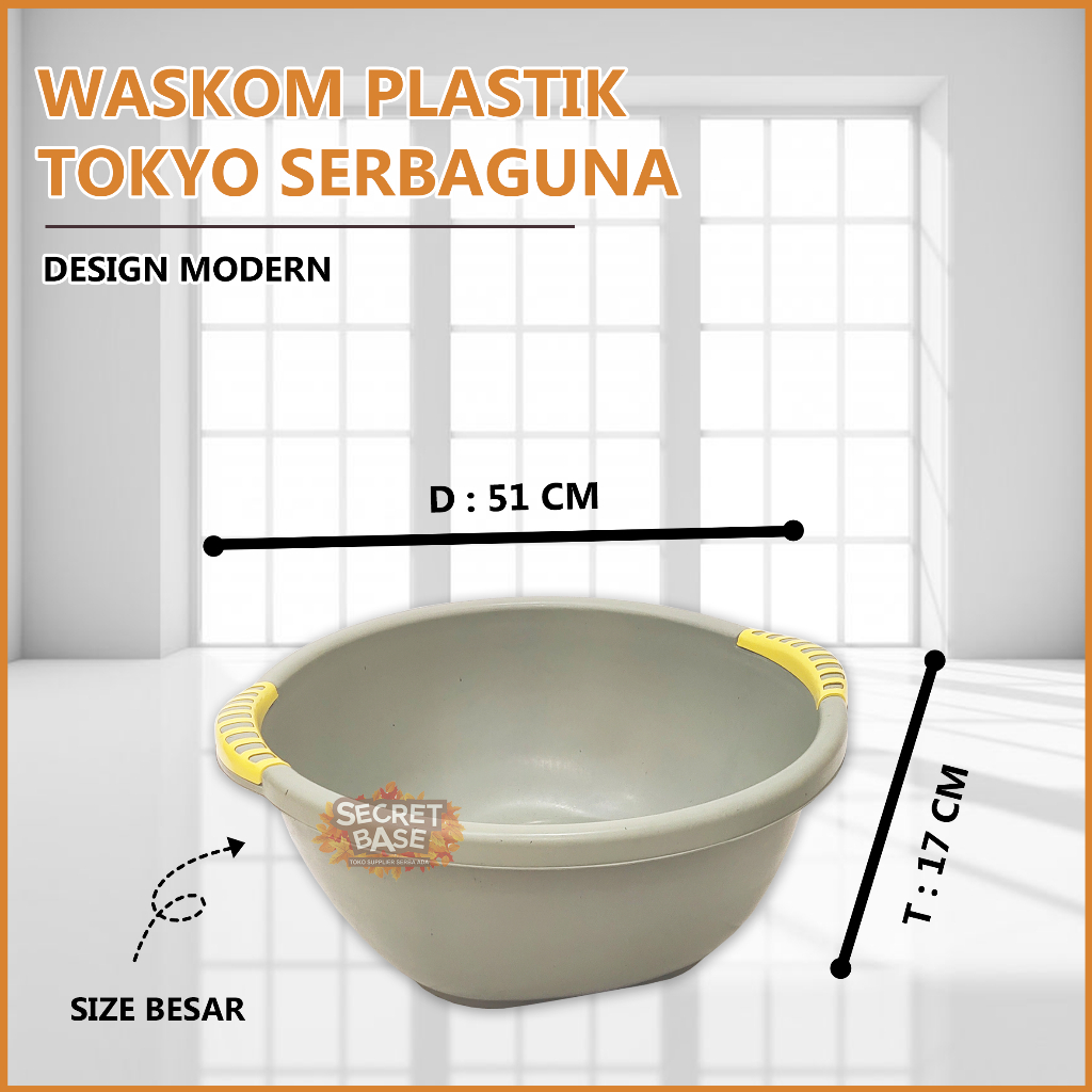 Jual BASKOM TOKYO - Bak Mandi / Waskom / Baskom Hajatan Plastik / Bak ...