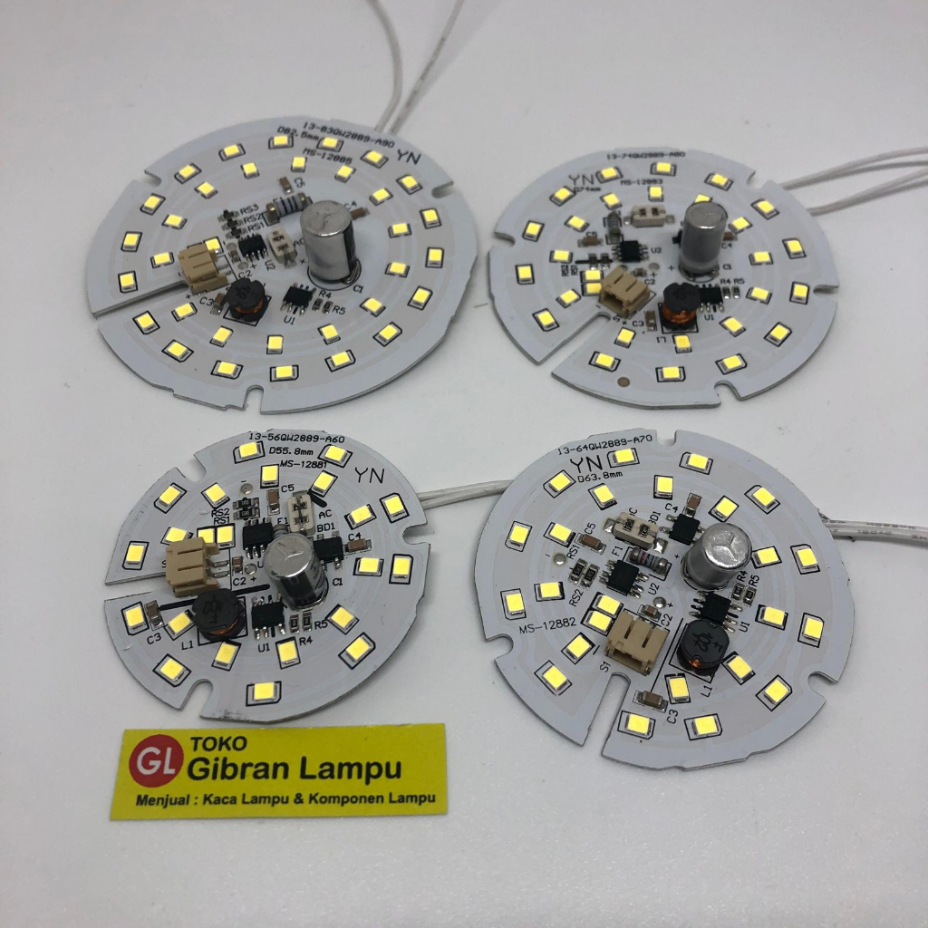 Jual PCB AC Emergency Kode YN Hitam - Mata Lampu LED AC 220 Volt All ...