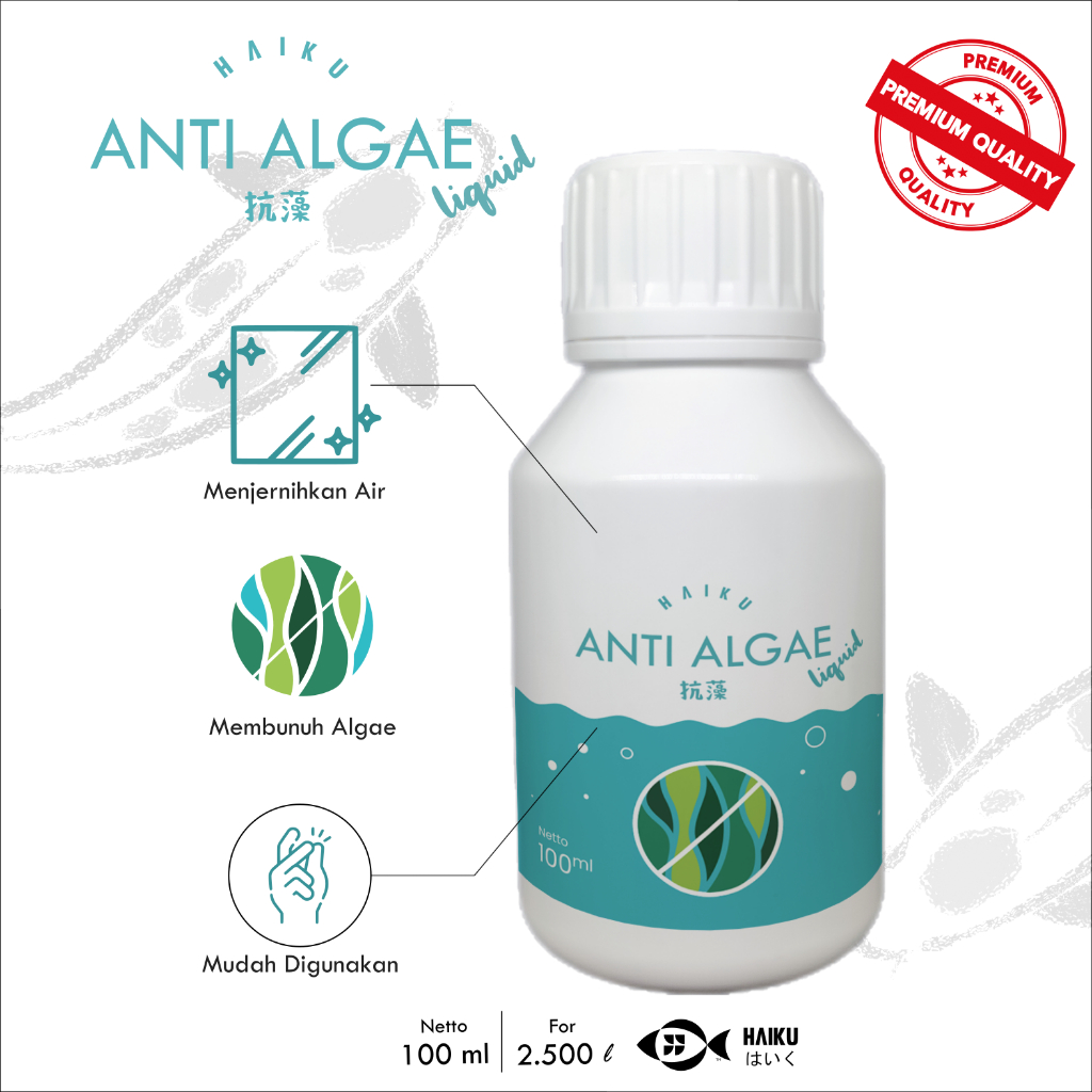 Jual Obat Anti Agae Aquarium Anti Alga dan Parasit Lumut Haiku Anti ...