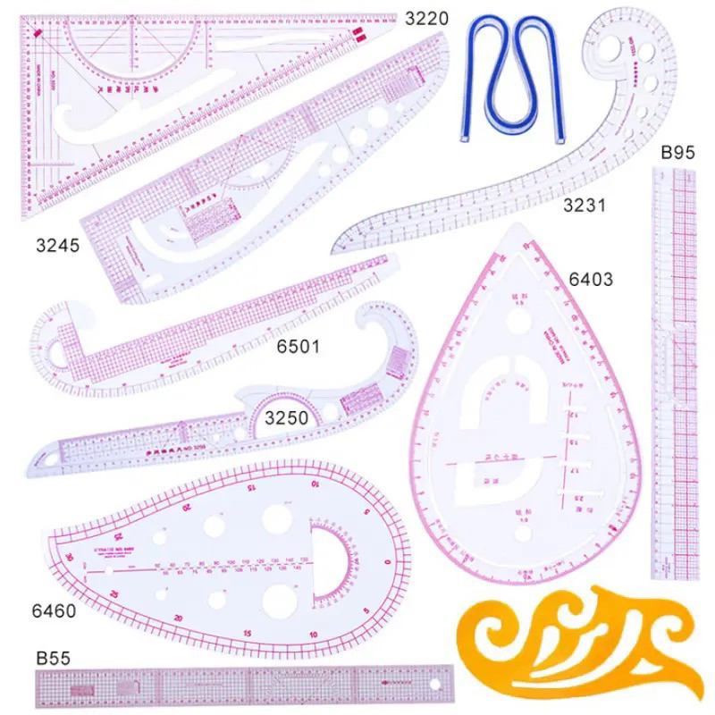 Jual Penggaris Pola Jahit Penggaris Gambar Menjahit Pakaian Baju ...