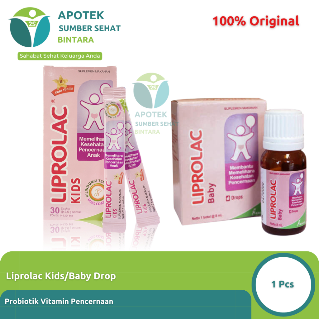 Jual Liprolac Kids/Baby Drop Vitamin Usus Anak | Shopee Indonesia