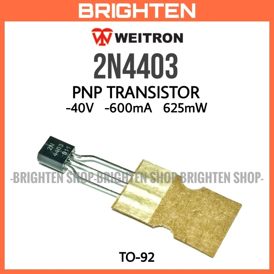 Jual WEITRON 2N4403 PNP Transistor | Shopee Indonesia