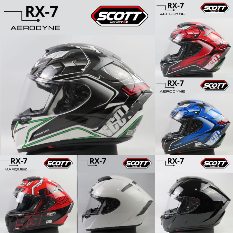 Jual Helm Scott RX7 Limited Edition Helm Motor Fullface not shoei x14 ...