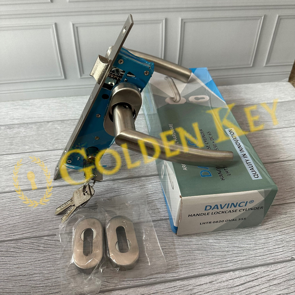 Jual Paket Set Kunci Pintu Rumah 0820 Oval SSS Handle Handel Gagang ...