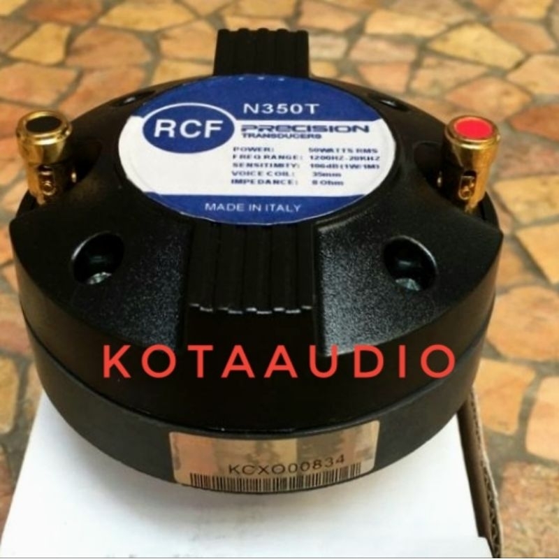Jual TERMURAH TWEETER RCF N350T/N 350T DRAT DRIVER SPEAKER RCF GRADE A ...