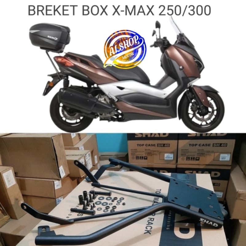 Jual BREKET BOX SHAD YAMAHA XMAX 250 XMAX 300 CC DUDUKAN BOX X-MAX 250 ...