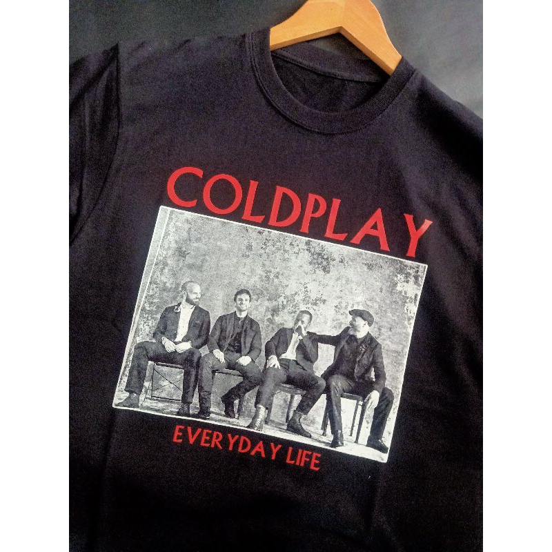 Jual KAOS COLDPLAY t shirt - Premium Hongkong Cotton 24s & Plastisol ...