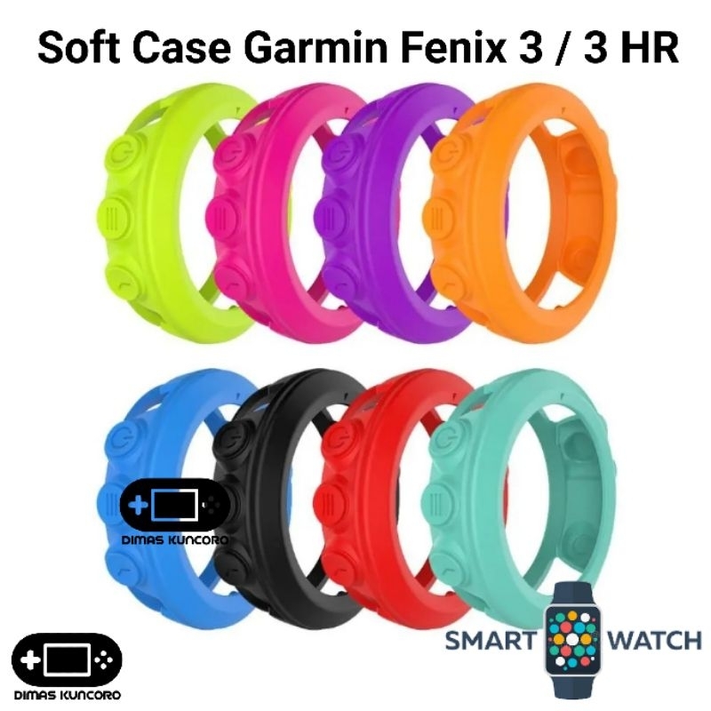 Jual Soft Case Garmin Fenix 3 / 3 HR Silicone Silikon Bumper Quatix ...
